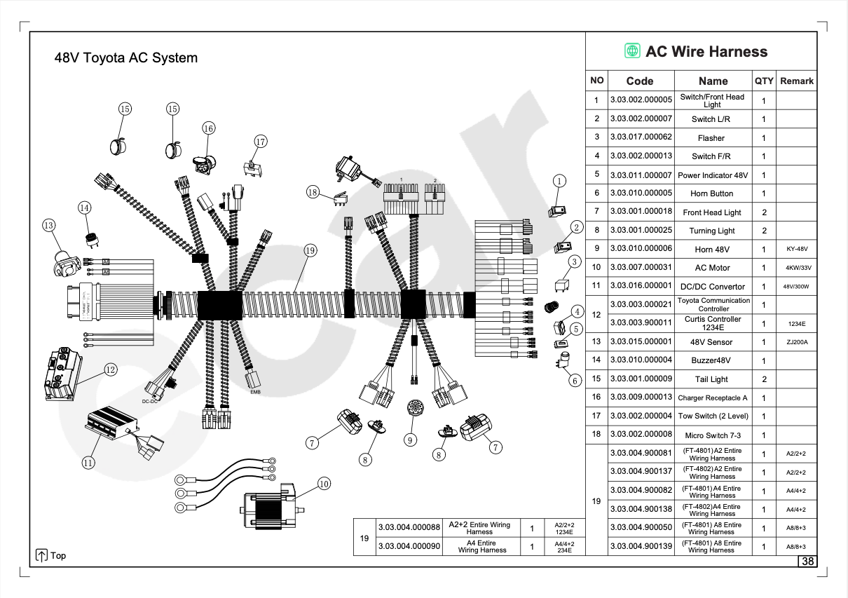 A - AC Wire Harness